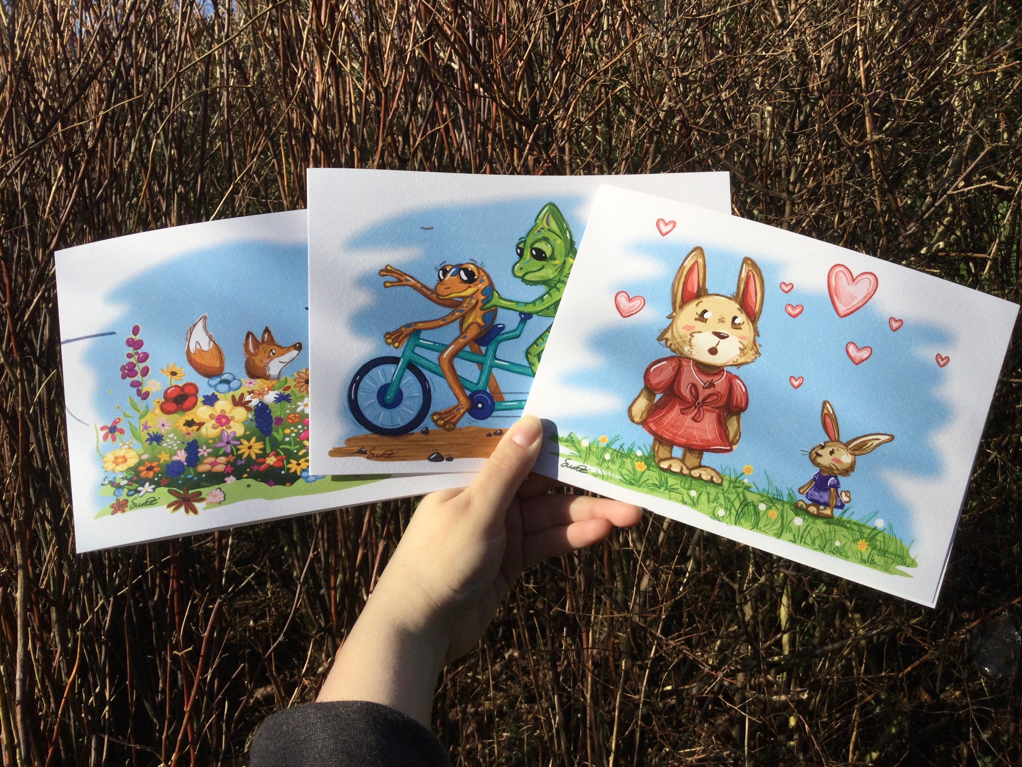 Animal Cards – SumZi Scribbles